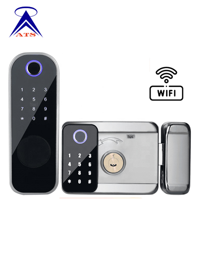Smart door lock for gate doors